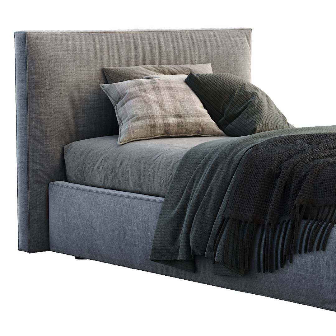 Flexteam Single Bed Miller 3D - TurboSquid 1568457