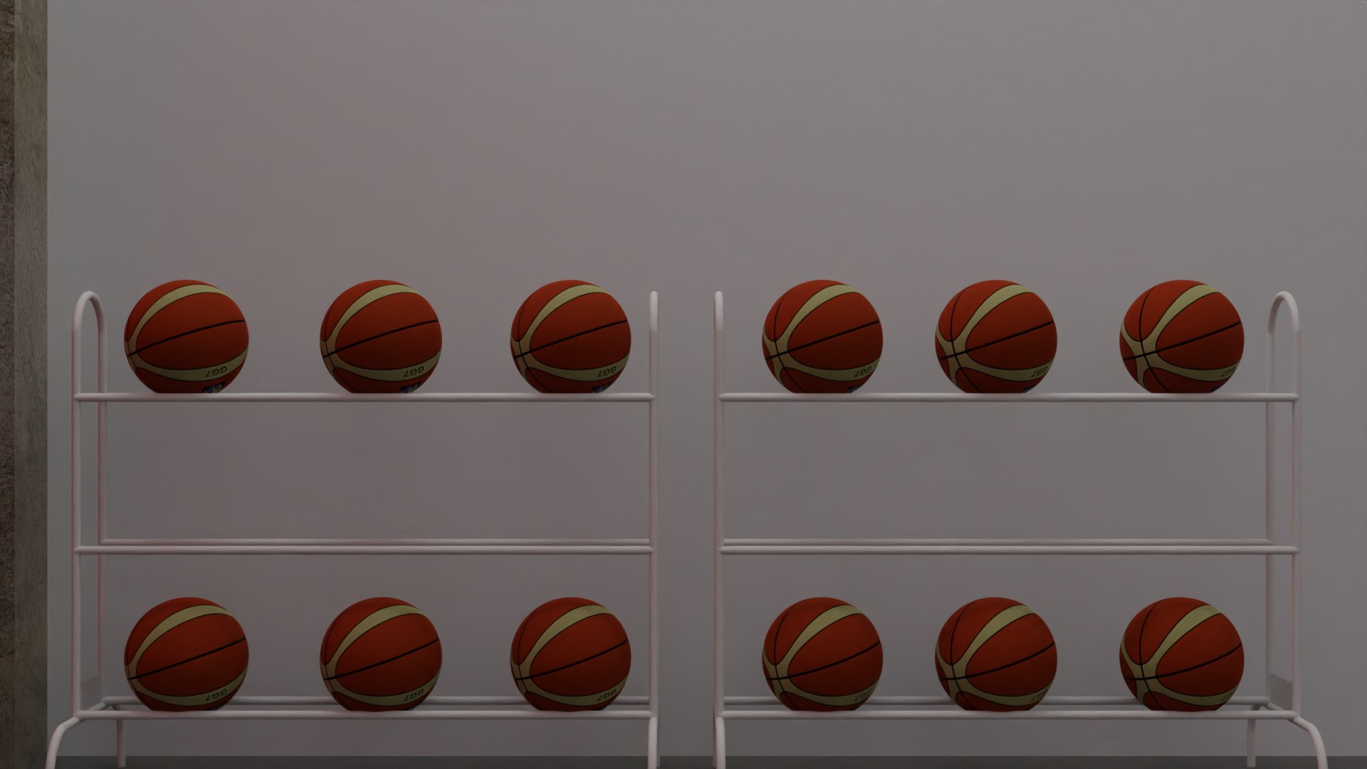 3D BasketBall Rack - TurboSquid 1992085