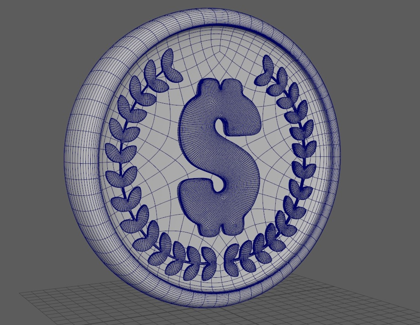 3D Dollar Coin - TurboSquid 1636007