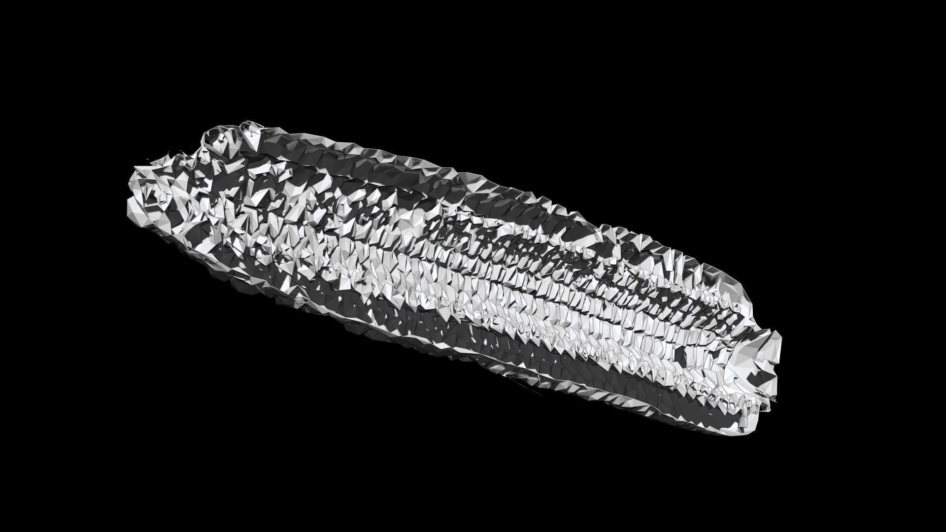 3D Corn 3D CT Scan Model Cut1 Half Decimae 3 Percent Model - TurboSquid ...