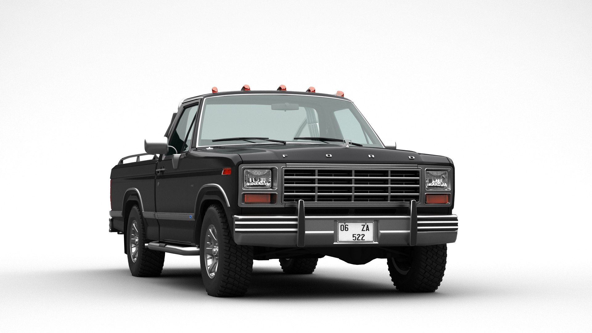 1980 Ford Ranger F100 3D Model - TurboSquid 2010787