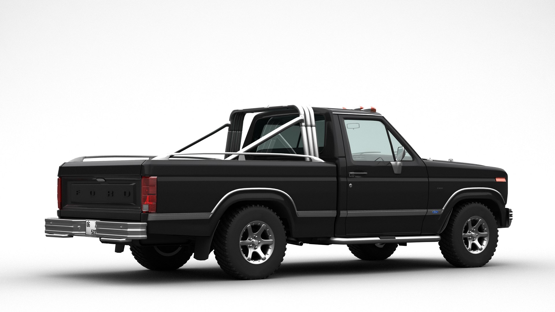 1980 Ford Ranger F100 3D Model - TurboSquid 2010787