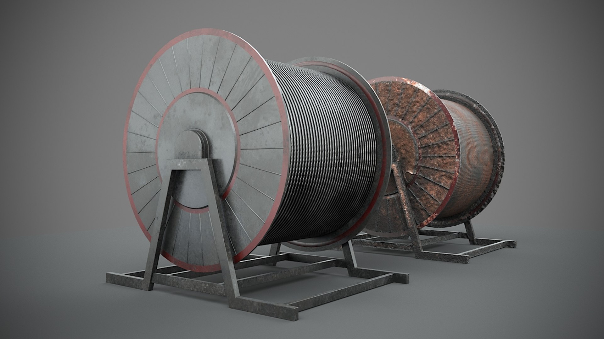3D Cable Reel Industrial Model - TurboSquid 1447927