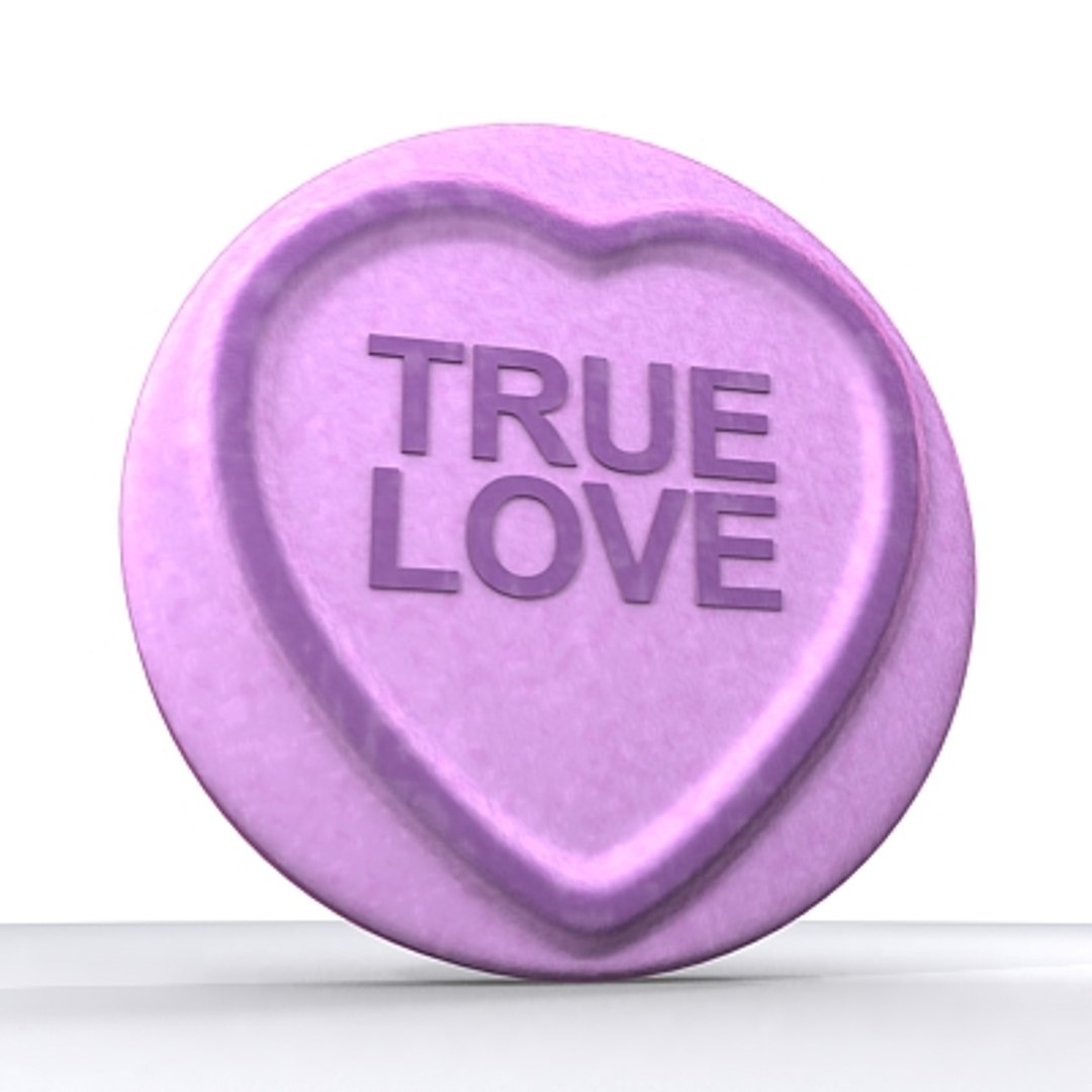 3d Love Heart Model