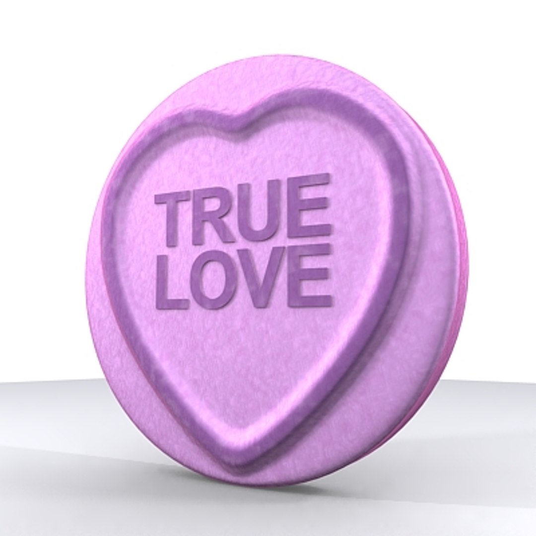 3d Love Heart Model