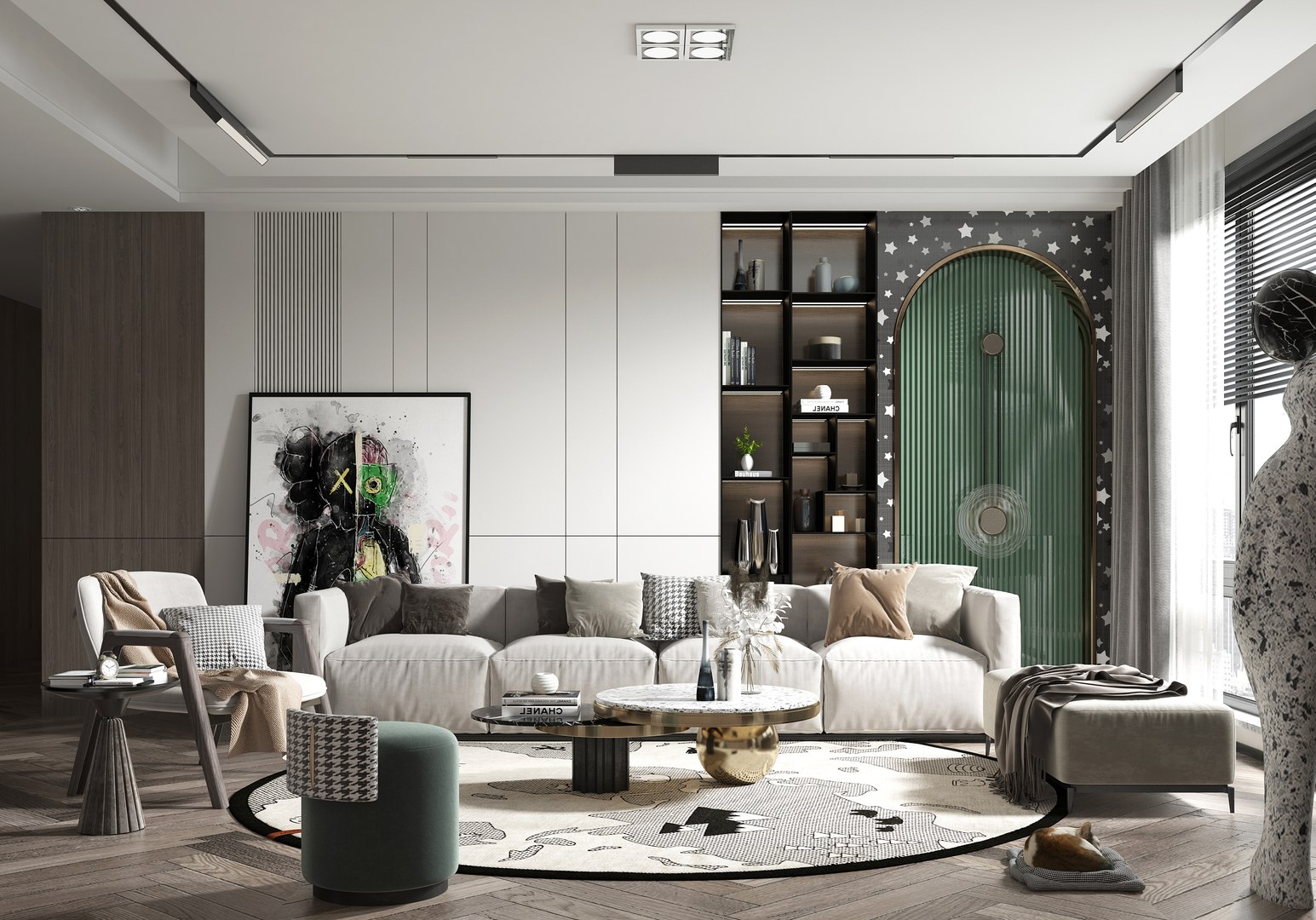 Style Modern Luxury Room Living model - TurboSquid 2122688