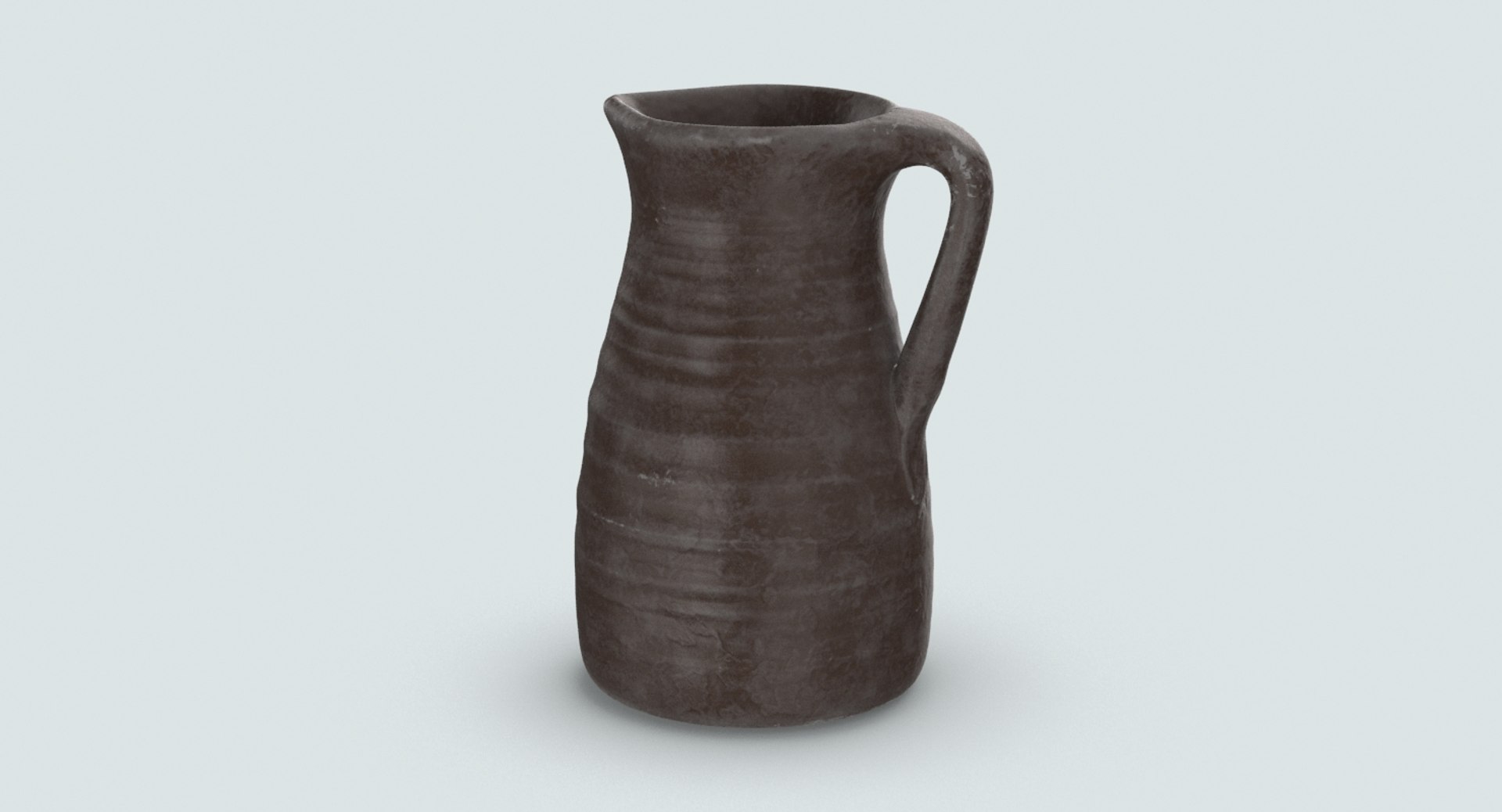 Ceramic-pitchers---tall-dark-brown 3D Model - TurboSquid 1149115