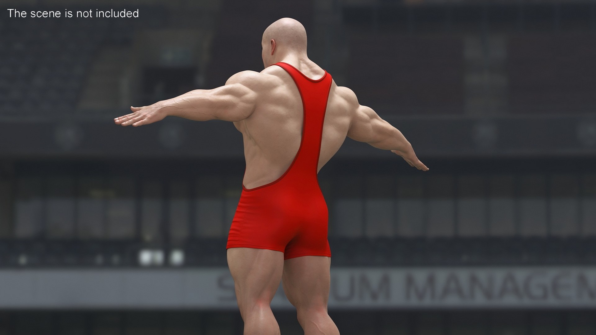Athletic Strong Male In Reebok Red Leotard Rigged 3D Model - TurboSquid ...
