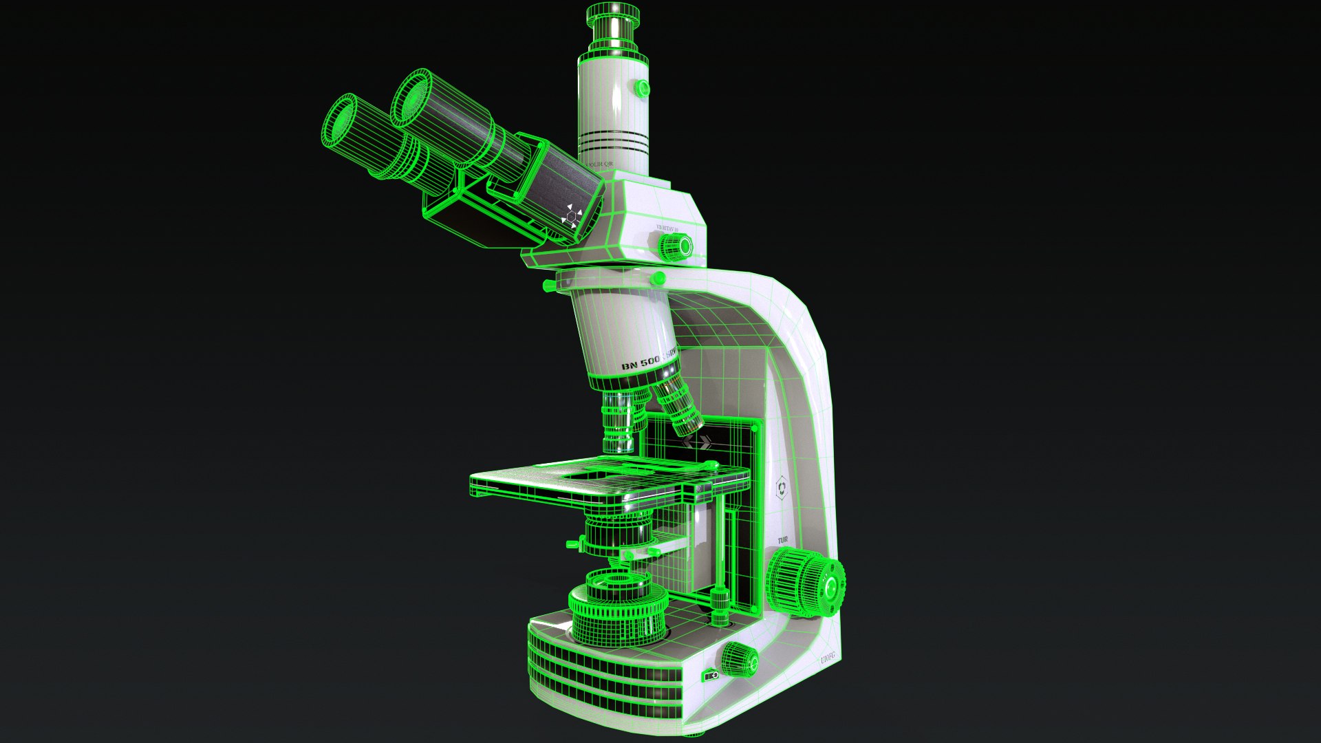 Microscope 3D Model - TurboSquid 1896012