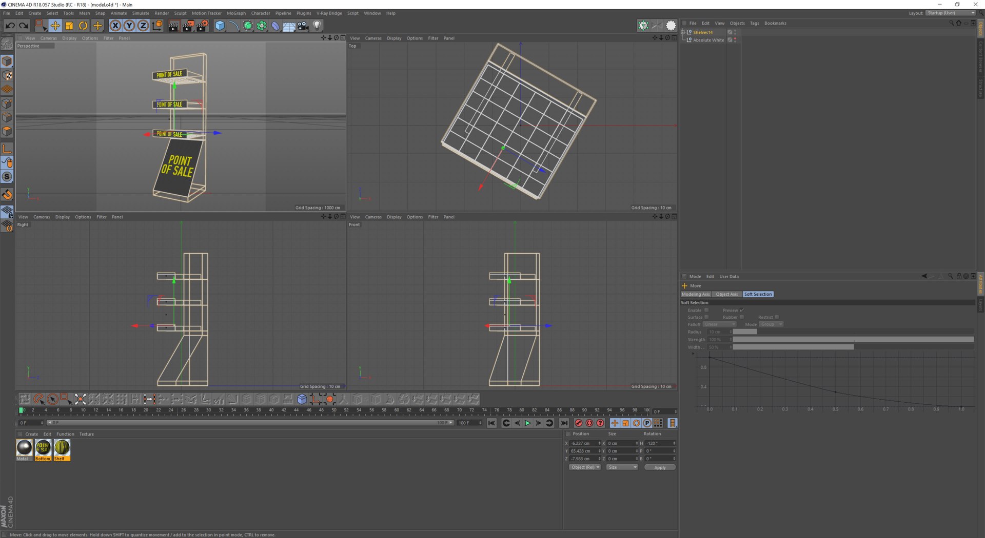 3D Display Rack Model - TurboSquid 1361643