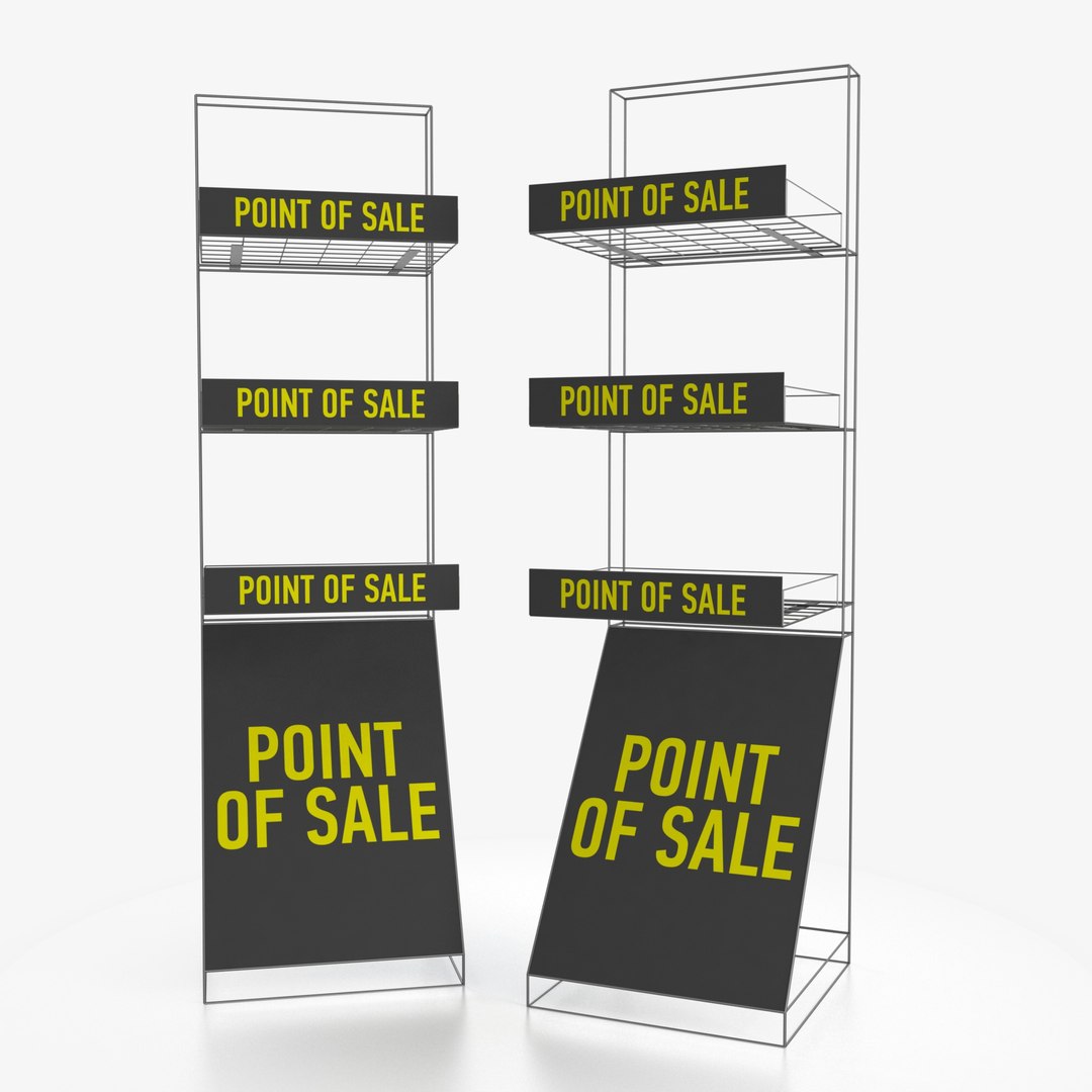 3D Display Rack Model - TurboSquid 1361643