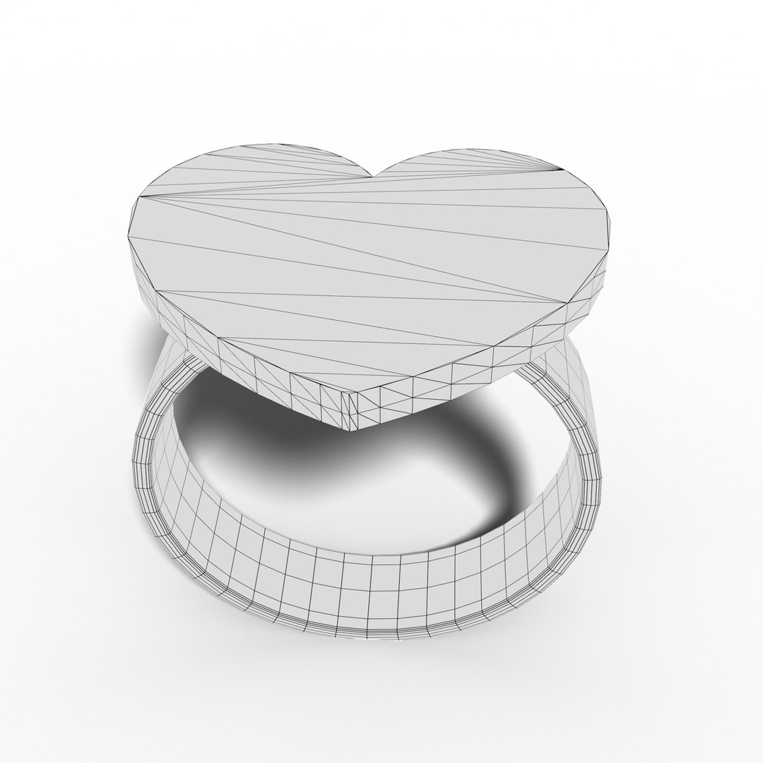 3D model Heart Ring - TurboSquid 2092122