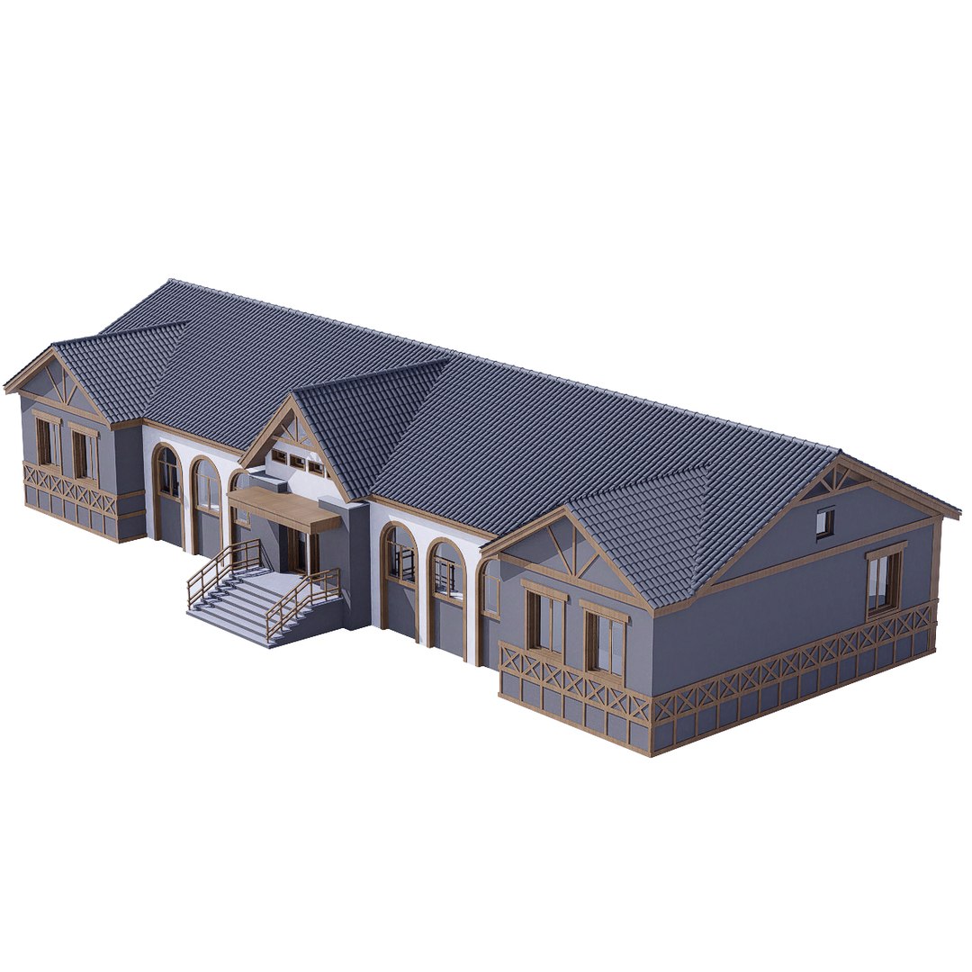 3D Model Village Building 3 - TurboSquid 2263765