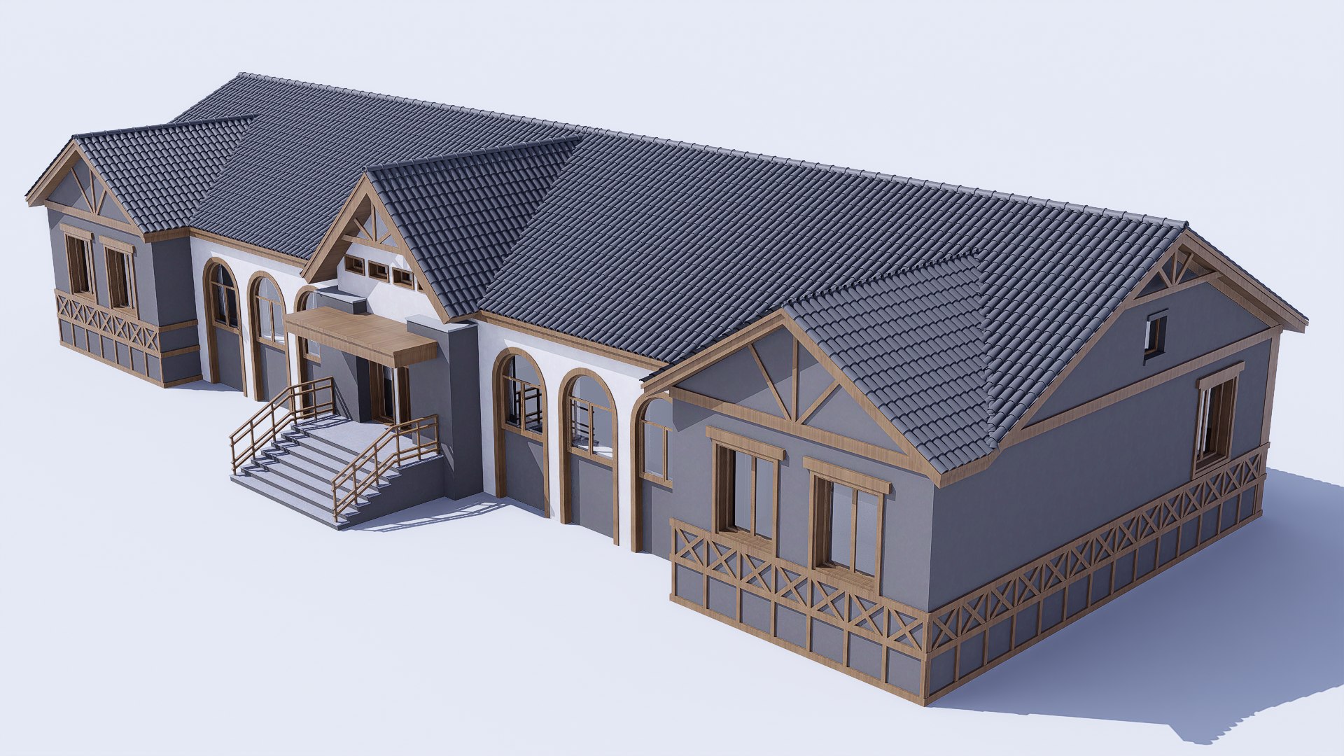 3D Model Village Building 3 - TurboSquid 2263765