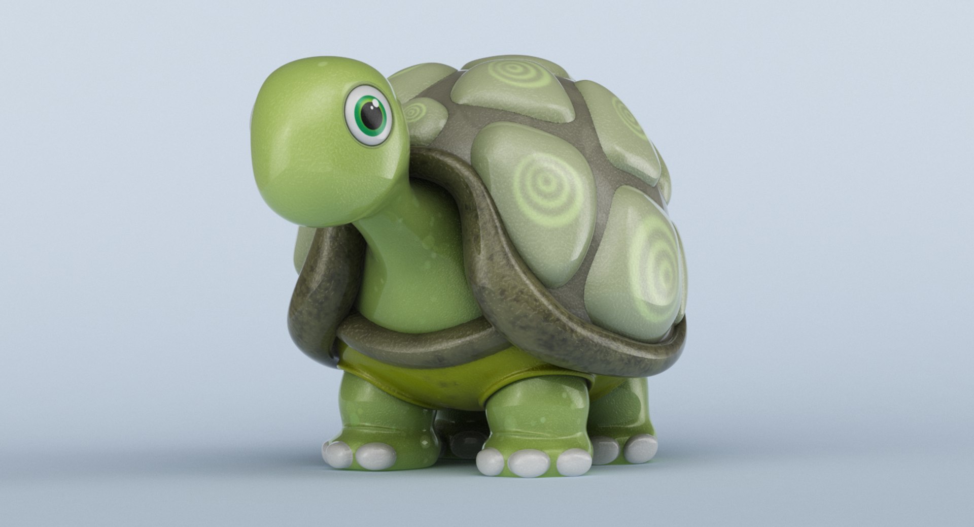 3D cartoon tortoise - TurboSquid 1190340