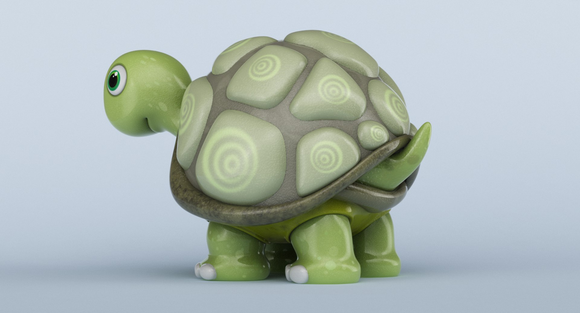 3D cartoon tortoise - TurboSquid 1190340
