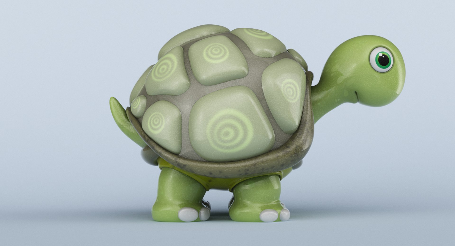 3D Cartoon Tortoise - TurboSquid 1190340