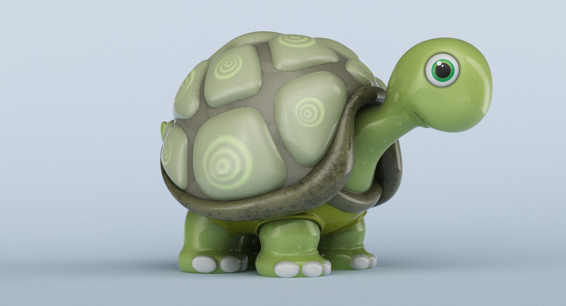 3D Cartoon Tortoise - TurboSquid 1190340