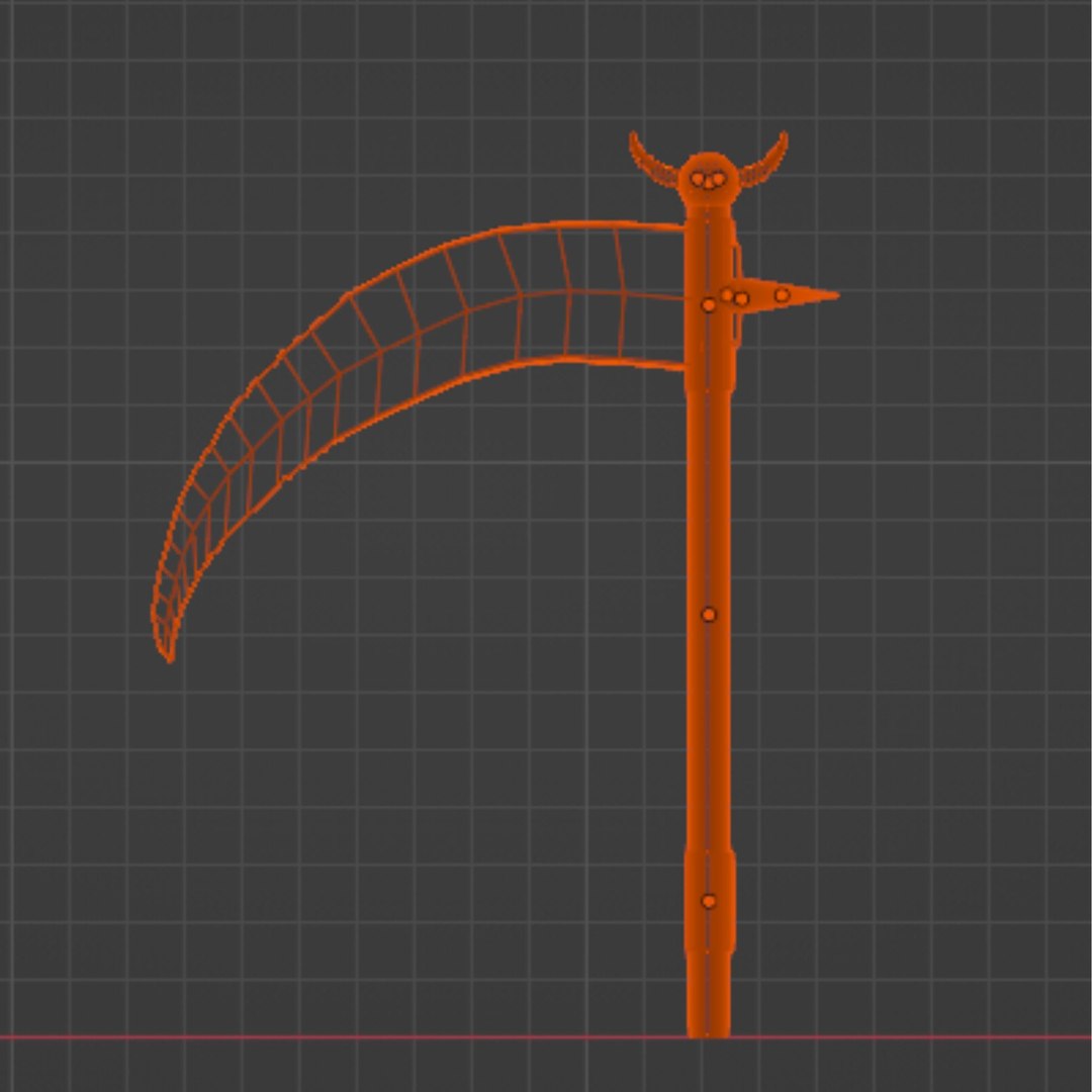 Reaper Weapon Lowpoly 3D Model - TurboSquid 2372455