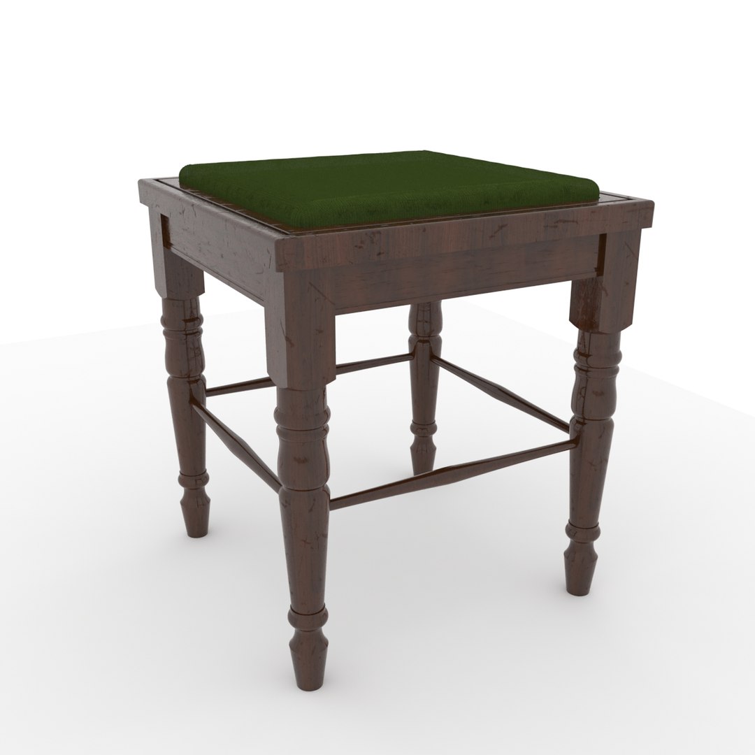 3D Stool Model - TurboSquid 1817549