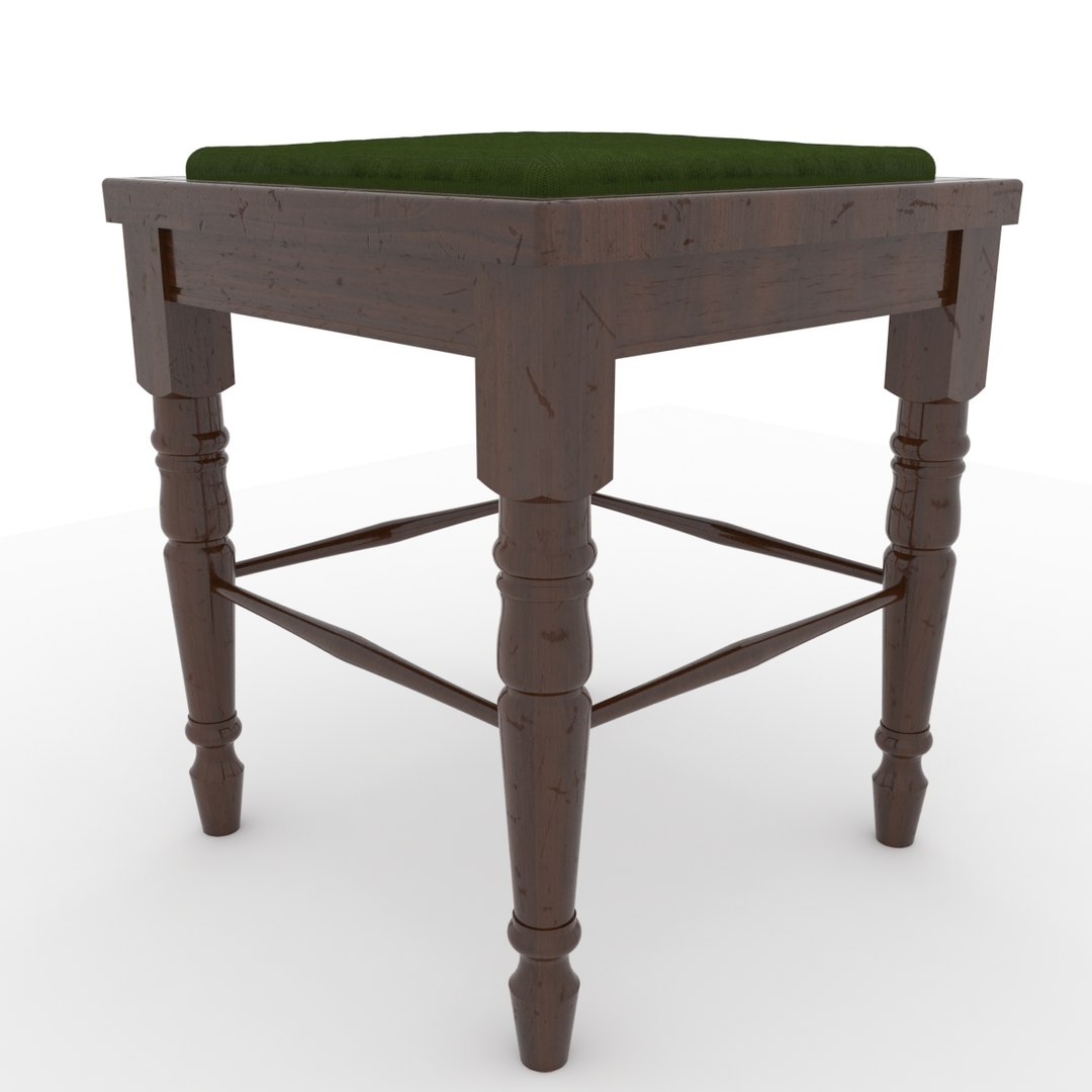 3D Stool Model - TurboSquid 1817549
