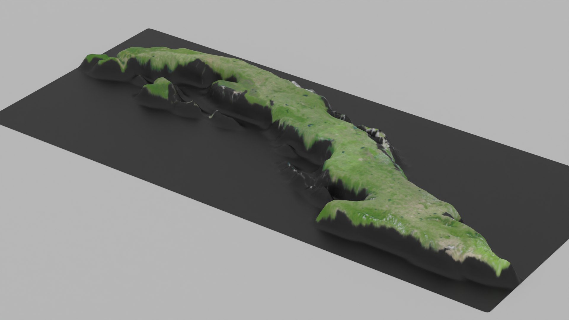 3D Cuba Map Country - TurboSquid 2075782