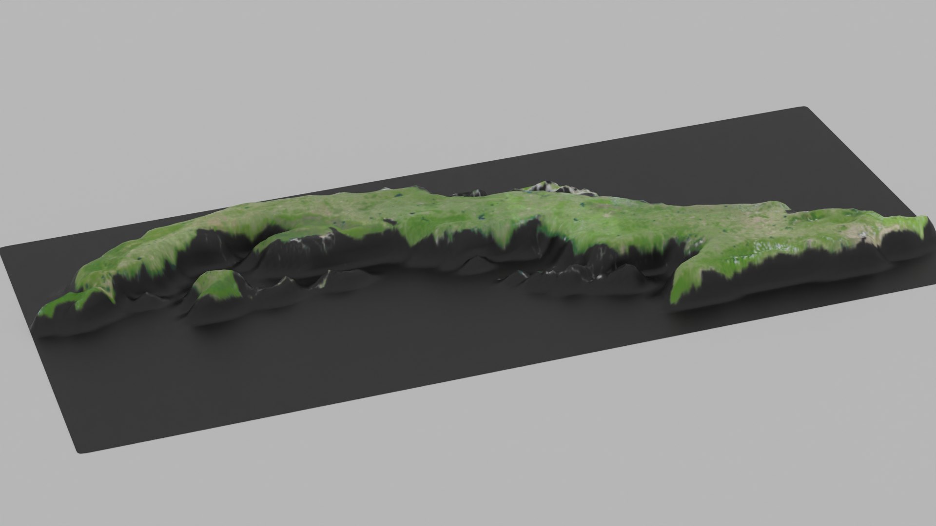 3D Cuba Map Country - TurboSquid 2075782