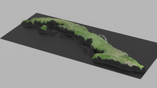 modelo 3d Cuba Mapa País - TurboSquid 2075782