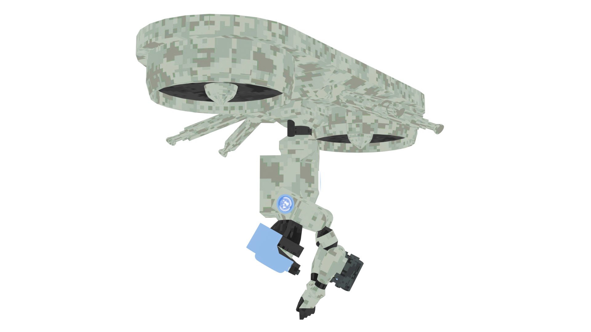 Sci Fi Medical Drone 3D Model - TurboSquid 2196468