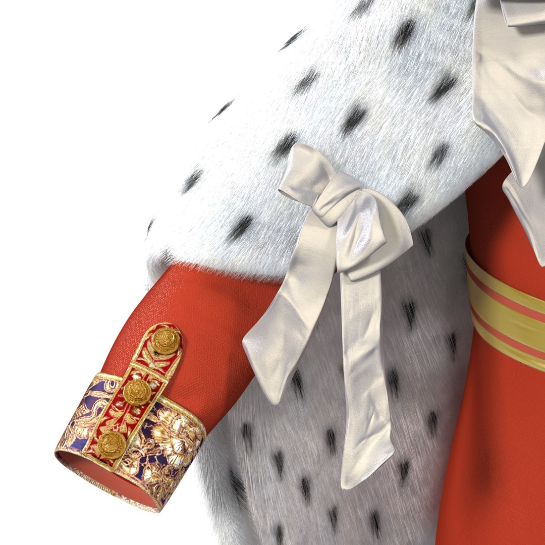 royal king costume fur max