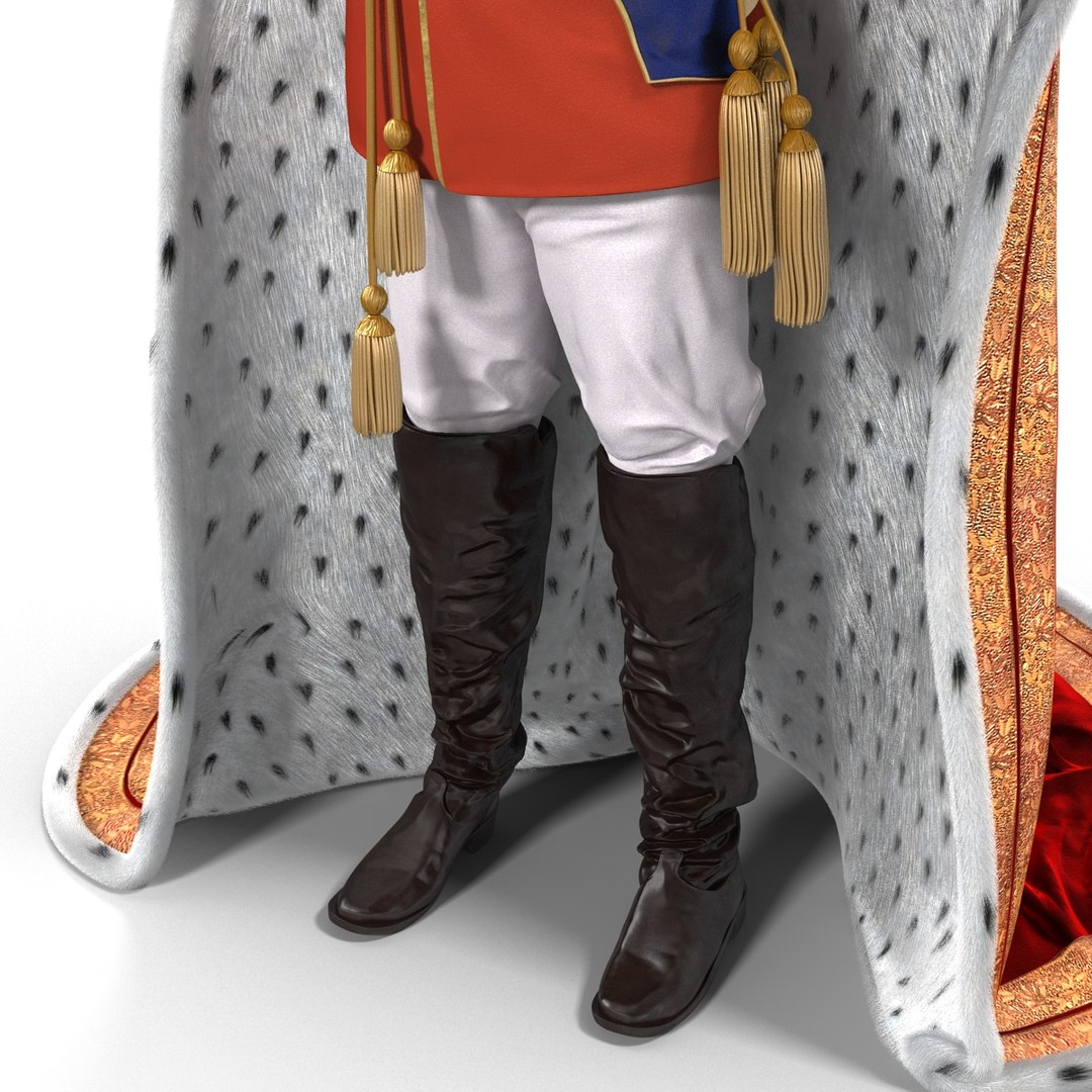 royal king costume fur max