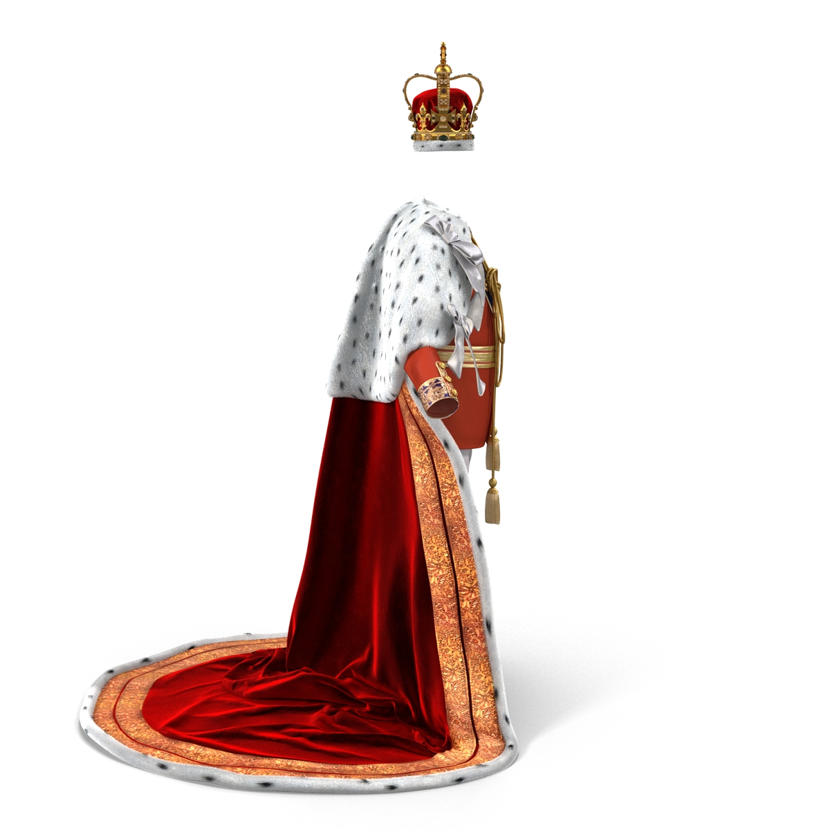 royal king costume fur max