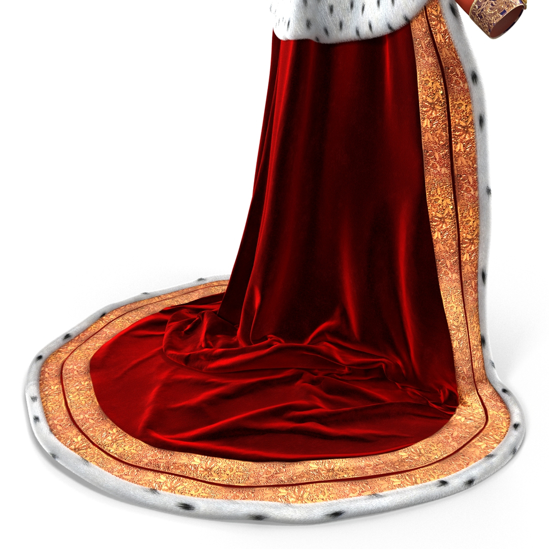 royal king costume fur max