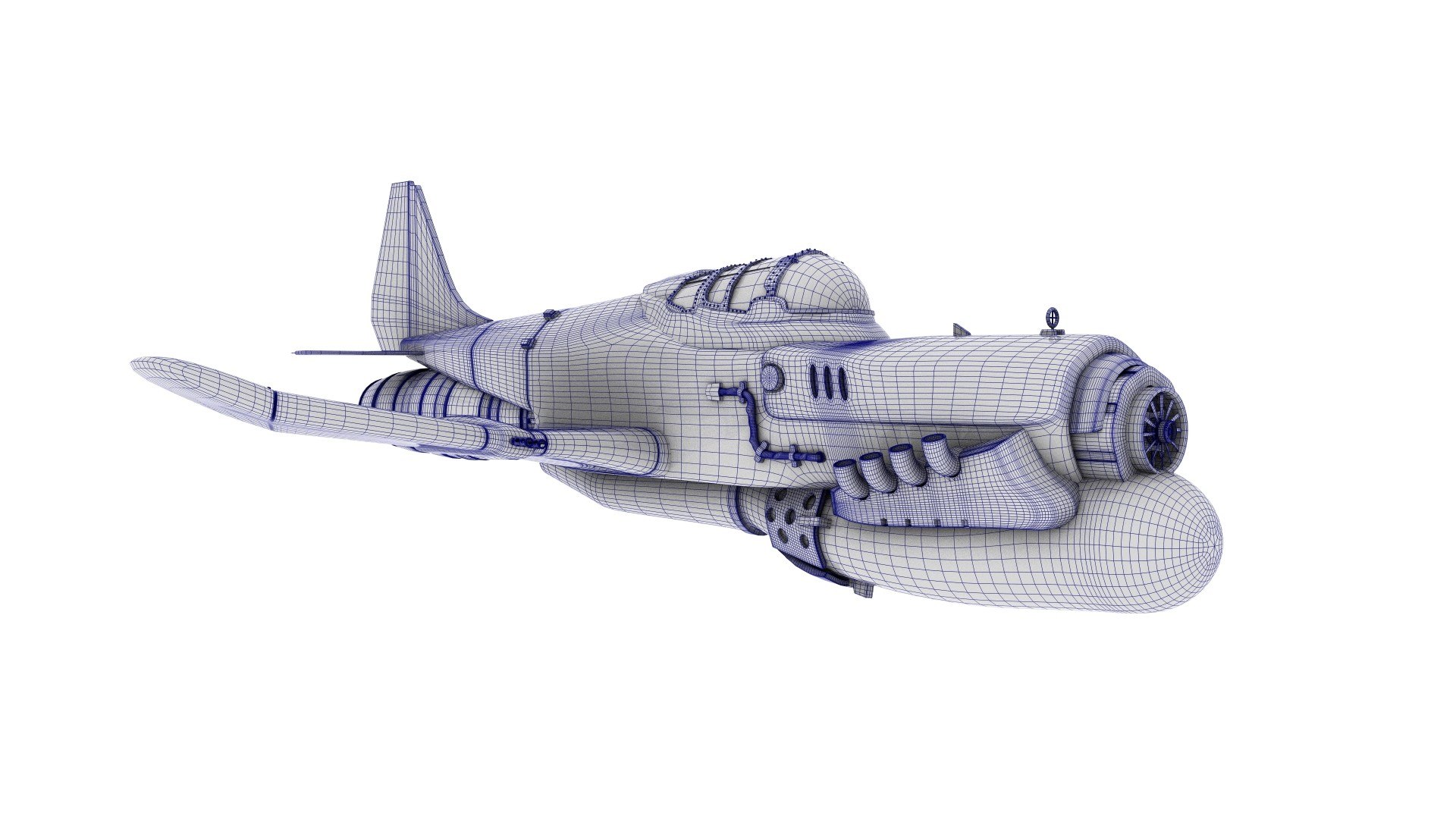 3D Airplane Pbr - TurboSquid 1592861