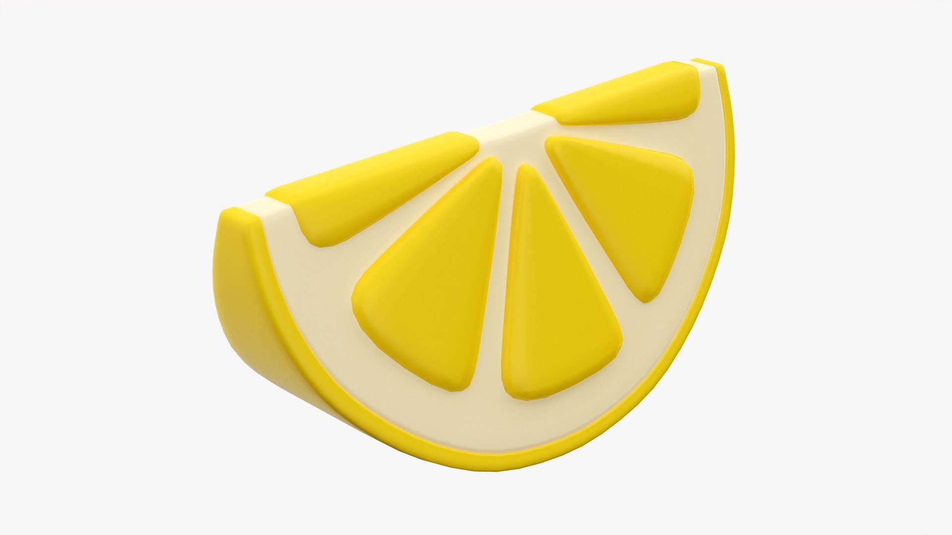 3D Stylized lemon slice model - TurboSquid 1733093