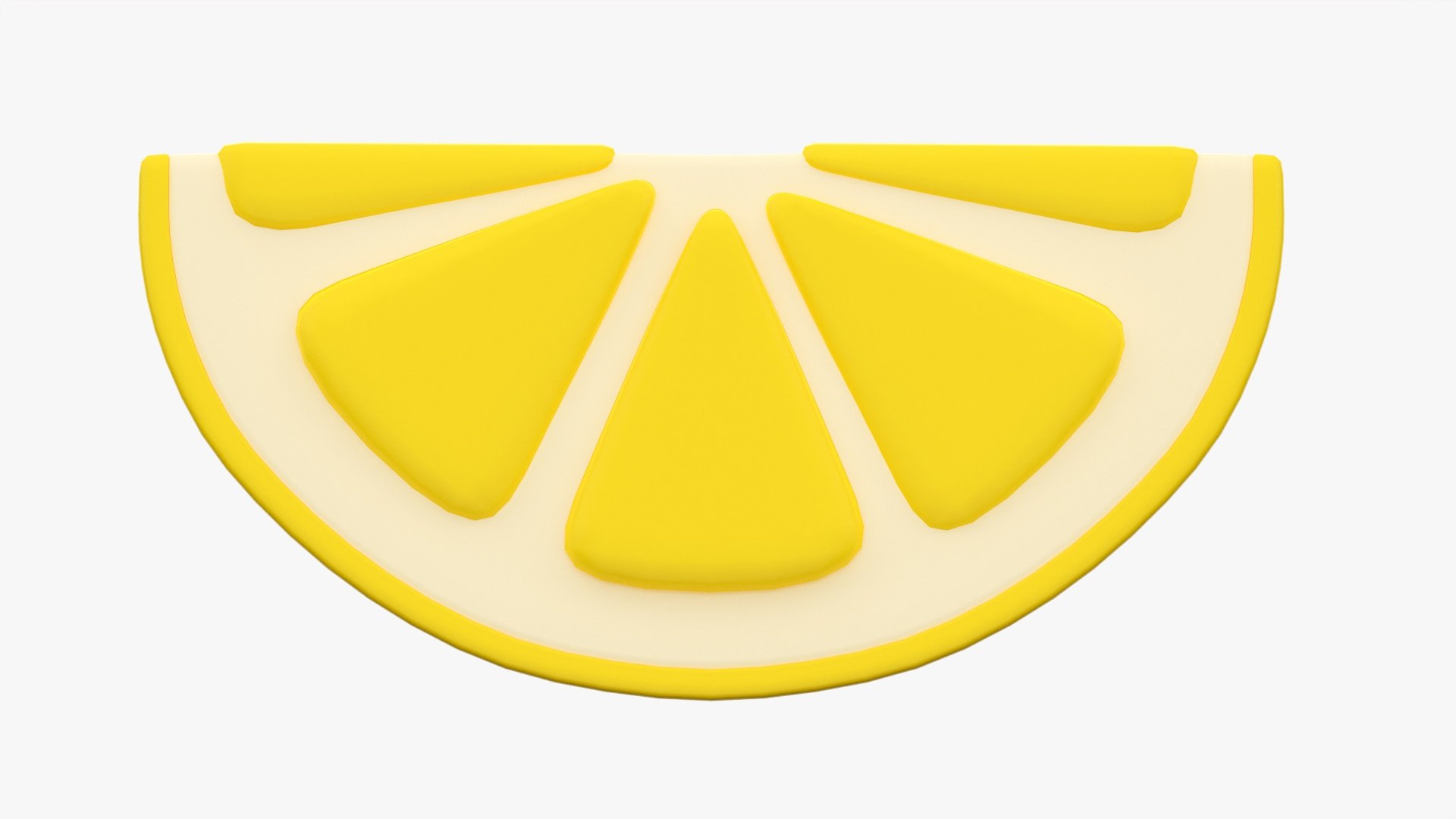 3D Stylized lemon slice model - TurboSquid 1733093