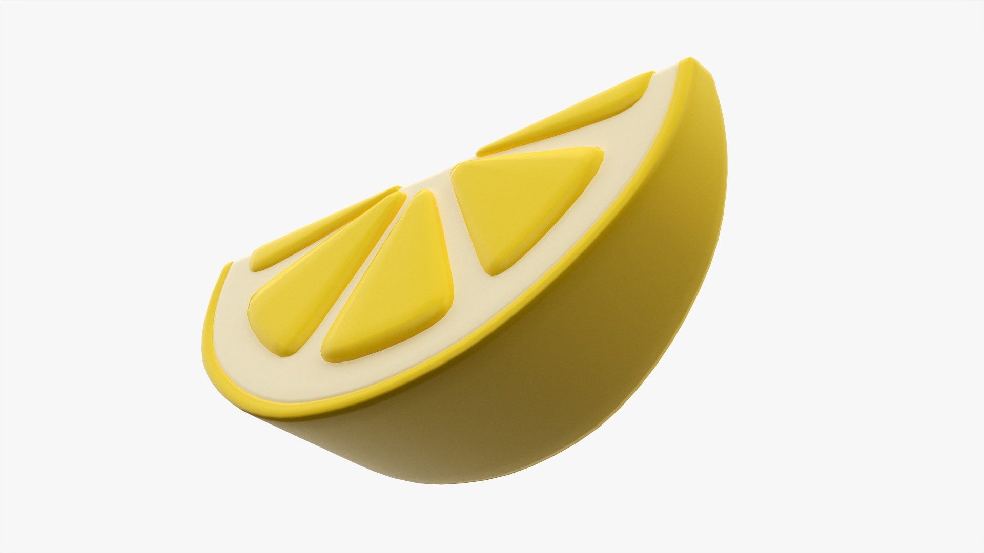 3D Stylized lemon slice model - TurboSquid 1733093