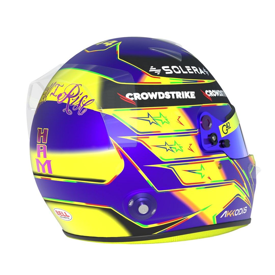 3D F1 Lewis Hamilton Helmet 2024 - TurboSquid 2251931