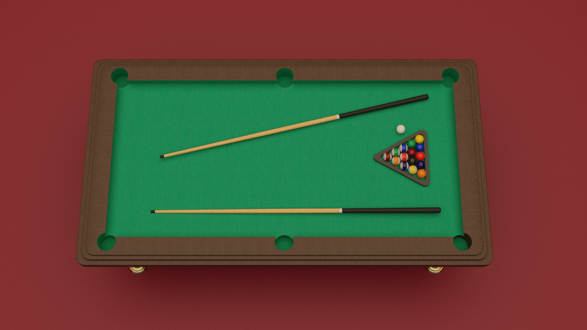 Billiard 3D - TurboSquid 1710557