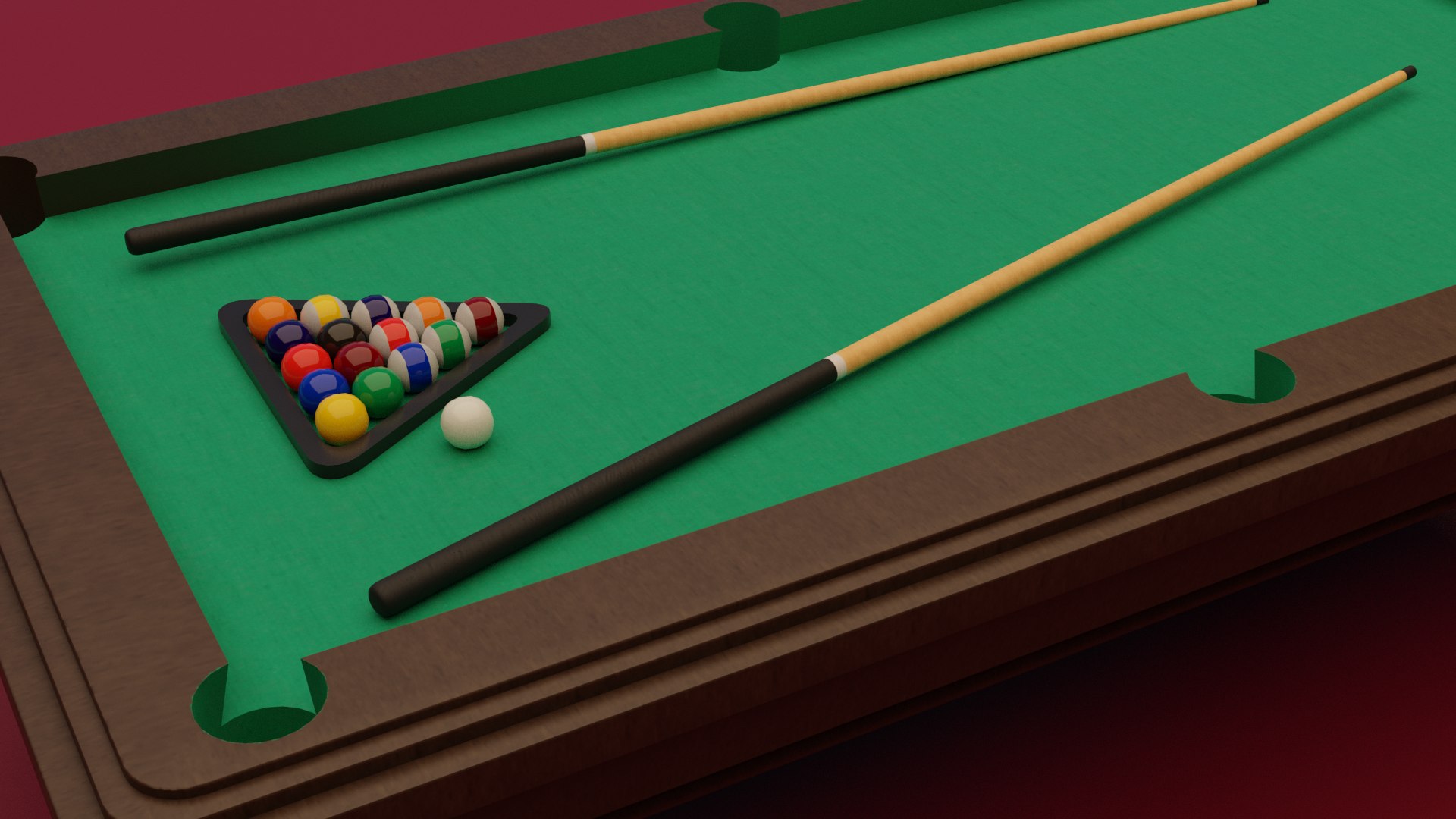 Billiard 3D - TurboSquid 1710557