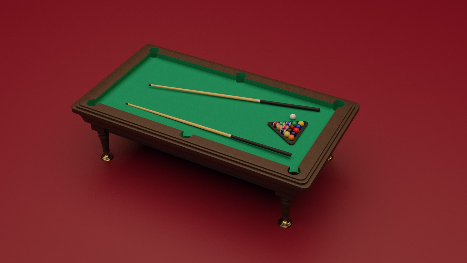 Billiard 3D - TurboSquid 1710557