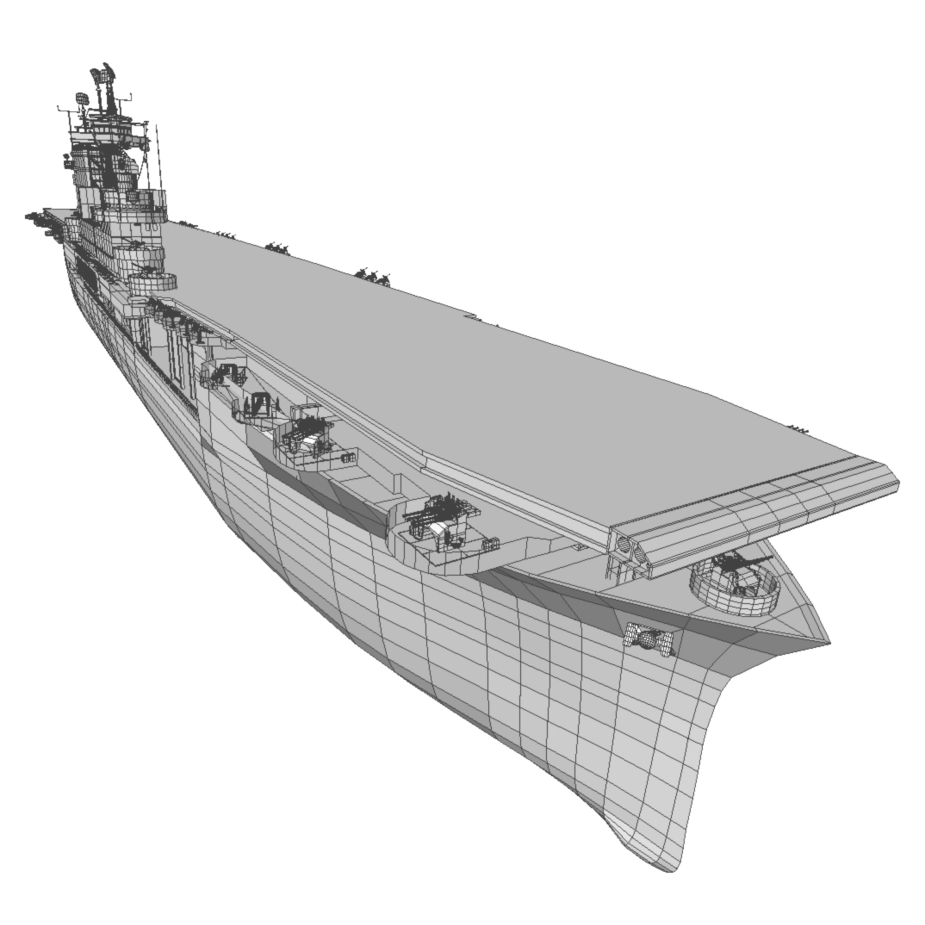 3d uss enterprise model