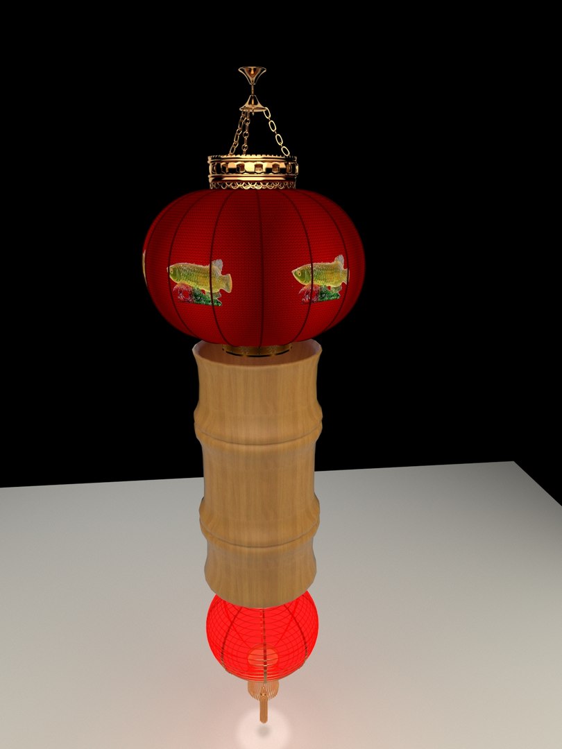 3D Chinese Red Lantern Model - TurboSquid 1603401