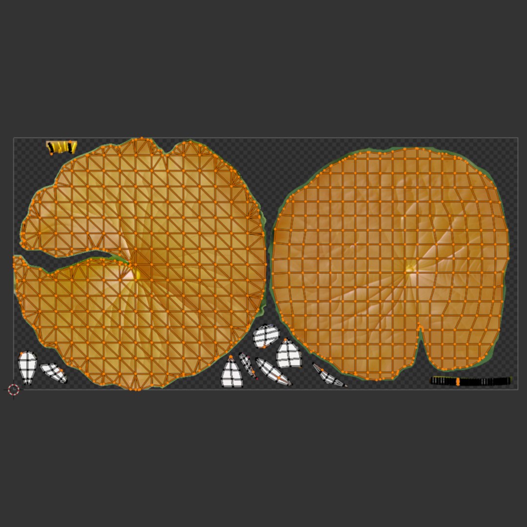 Lily Pad And Flower Particles - Complete System 3D - TurboSquid 2203913