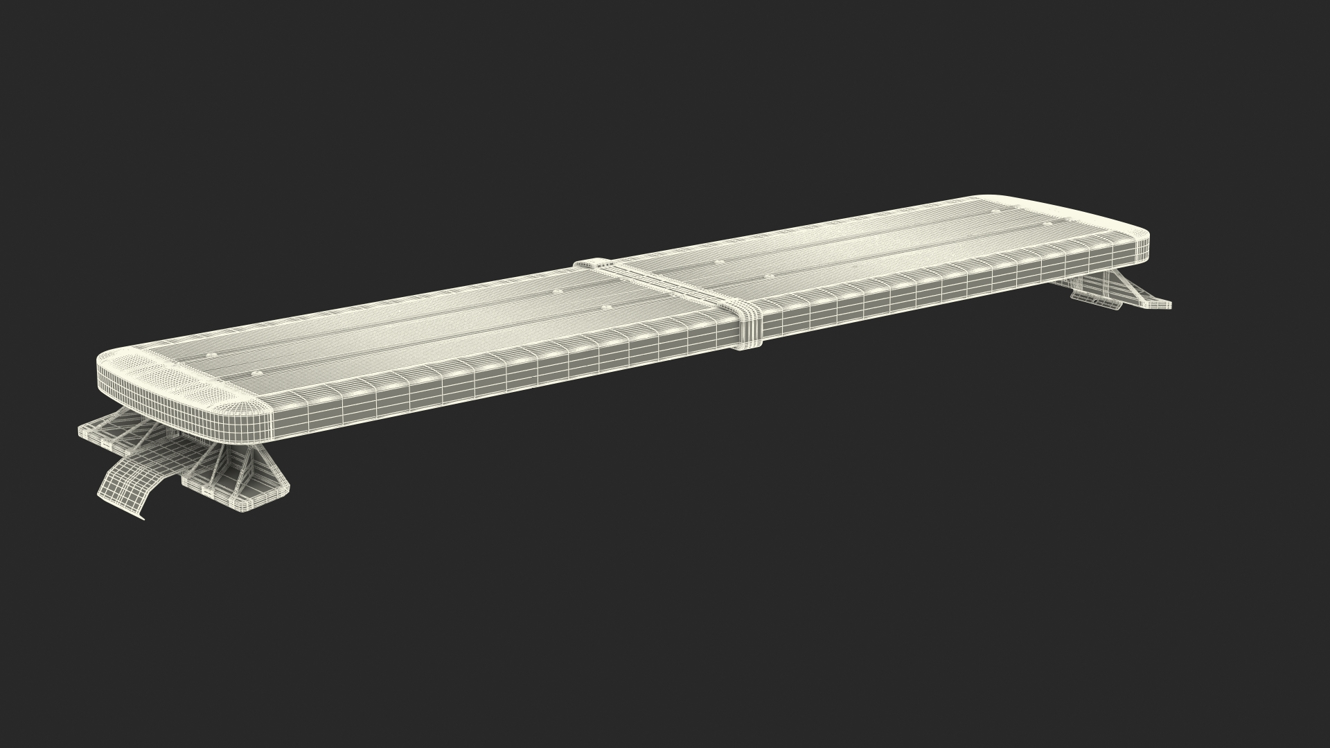 3D LED Lightbar Model - TurboSquid 2229365