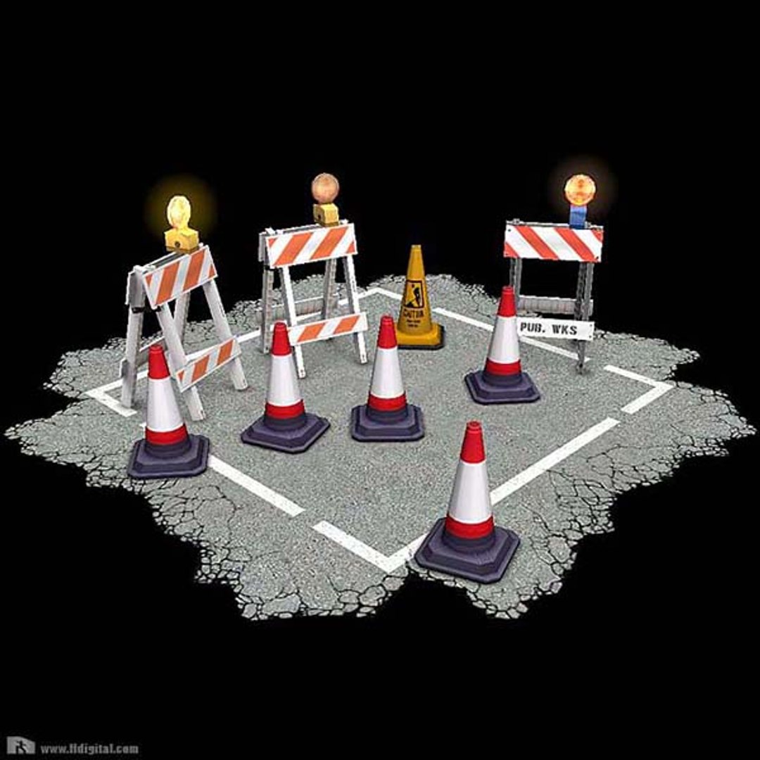 Urban Box Fence Container 3d Model