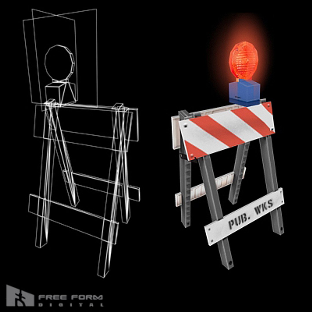 Urban Box Fence Container 3d Model