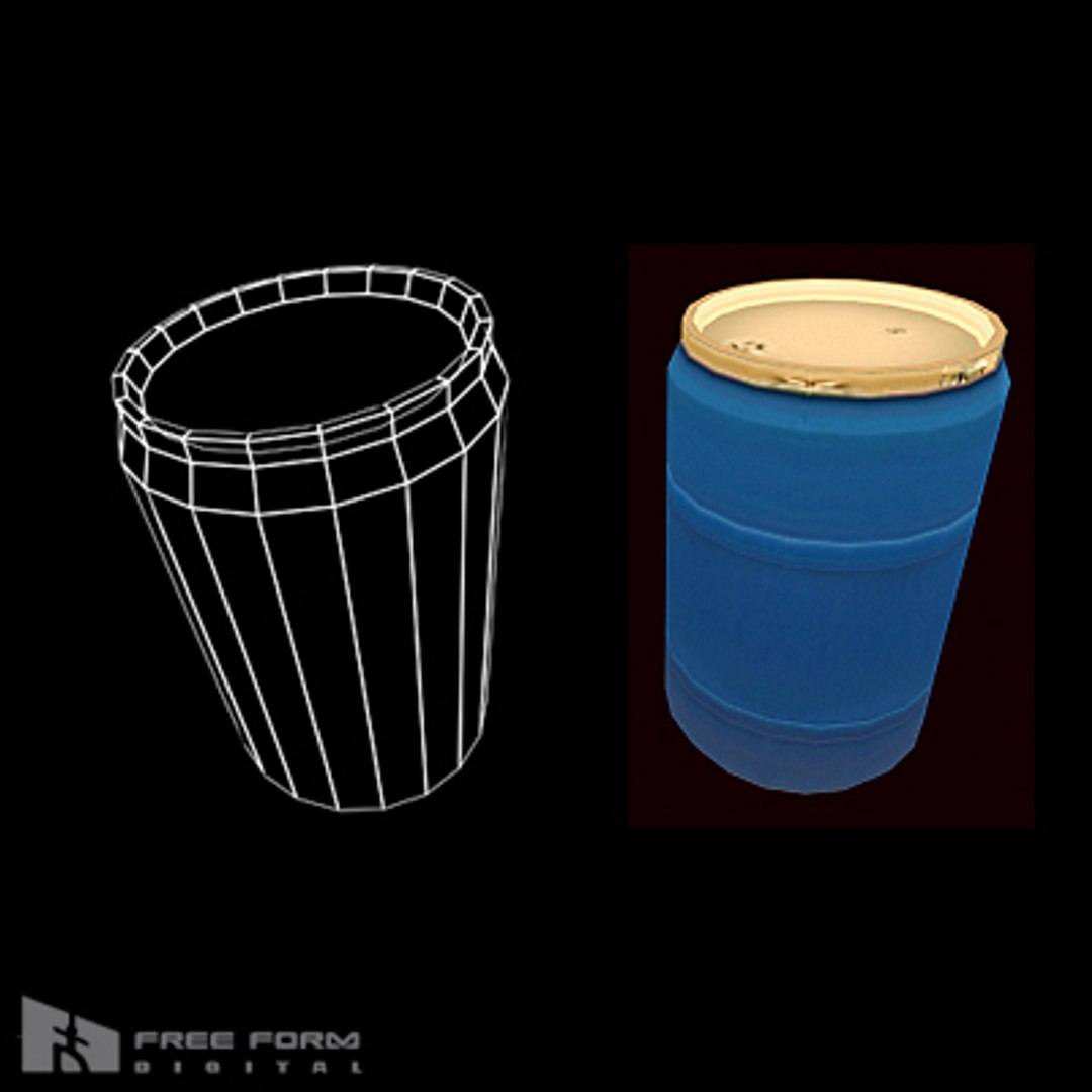 Urban Box Fence Container 3d Model