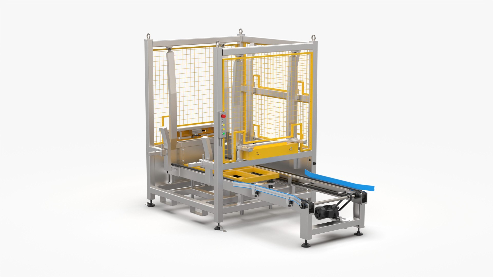 Automatic Depalletizer Pallet Warehouse 3D Model - TurboSquid 2048512