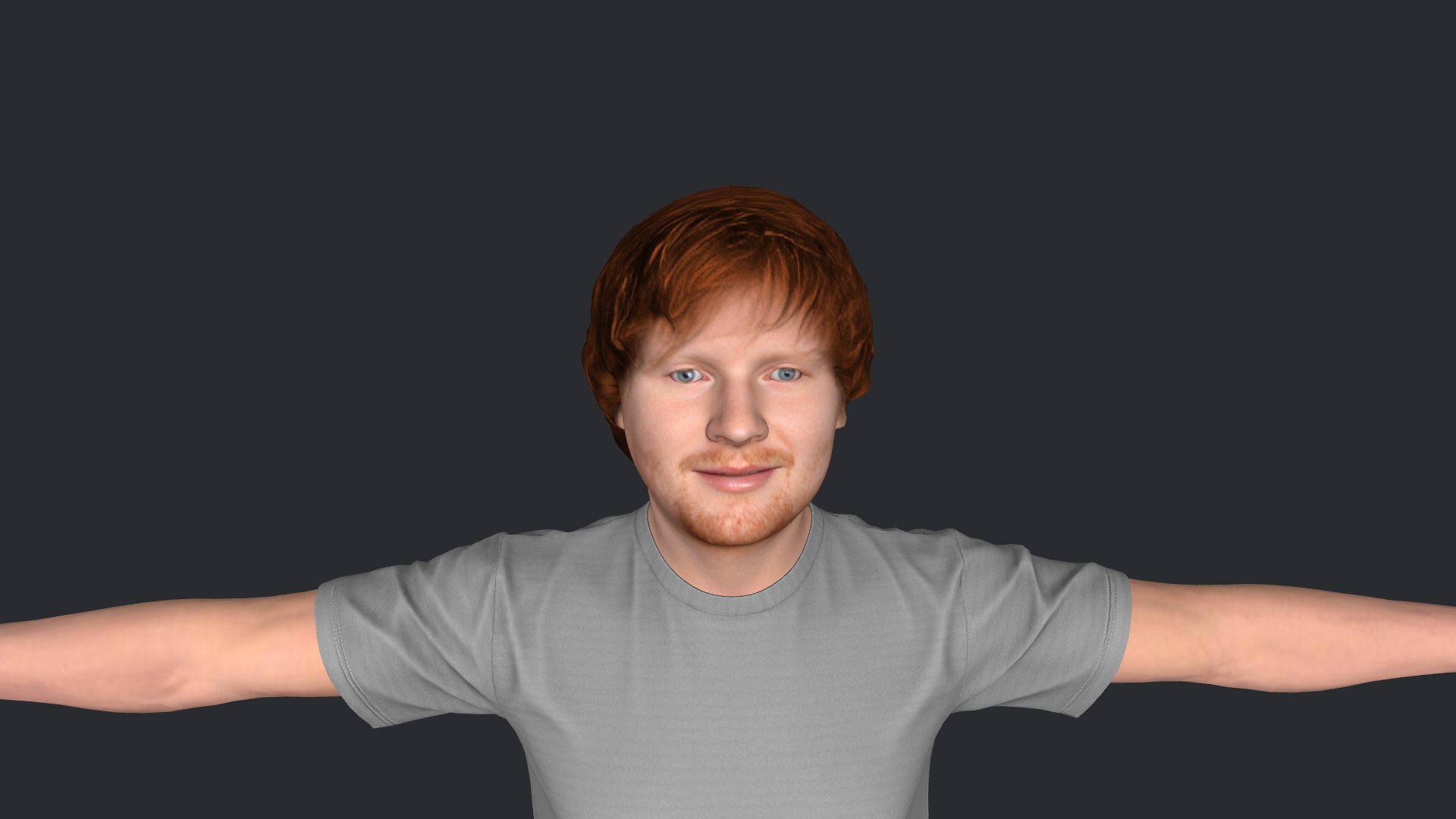 3D model Ed Sheeran Hyper Realistic Full Body Fully Rigged 3D Character ...